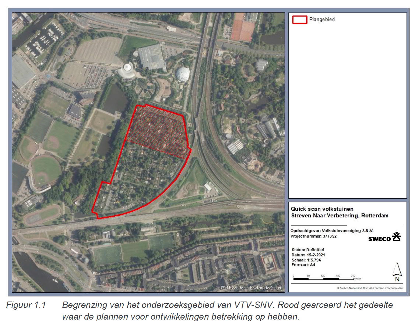 SWECO Rapport – Volkstuin Vereniging S.N.V.